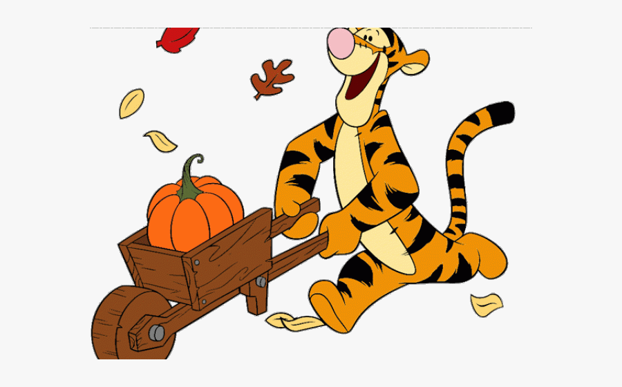 Disney Clipart Autumn - Winnie The Pooh Fall Clipart , Free Transparent ...