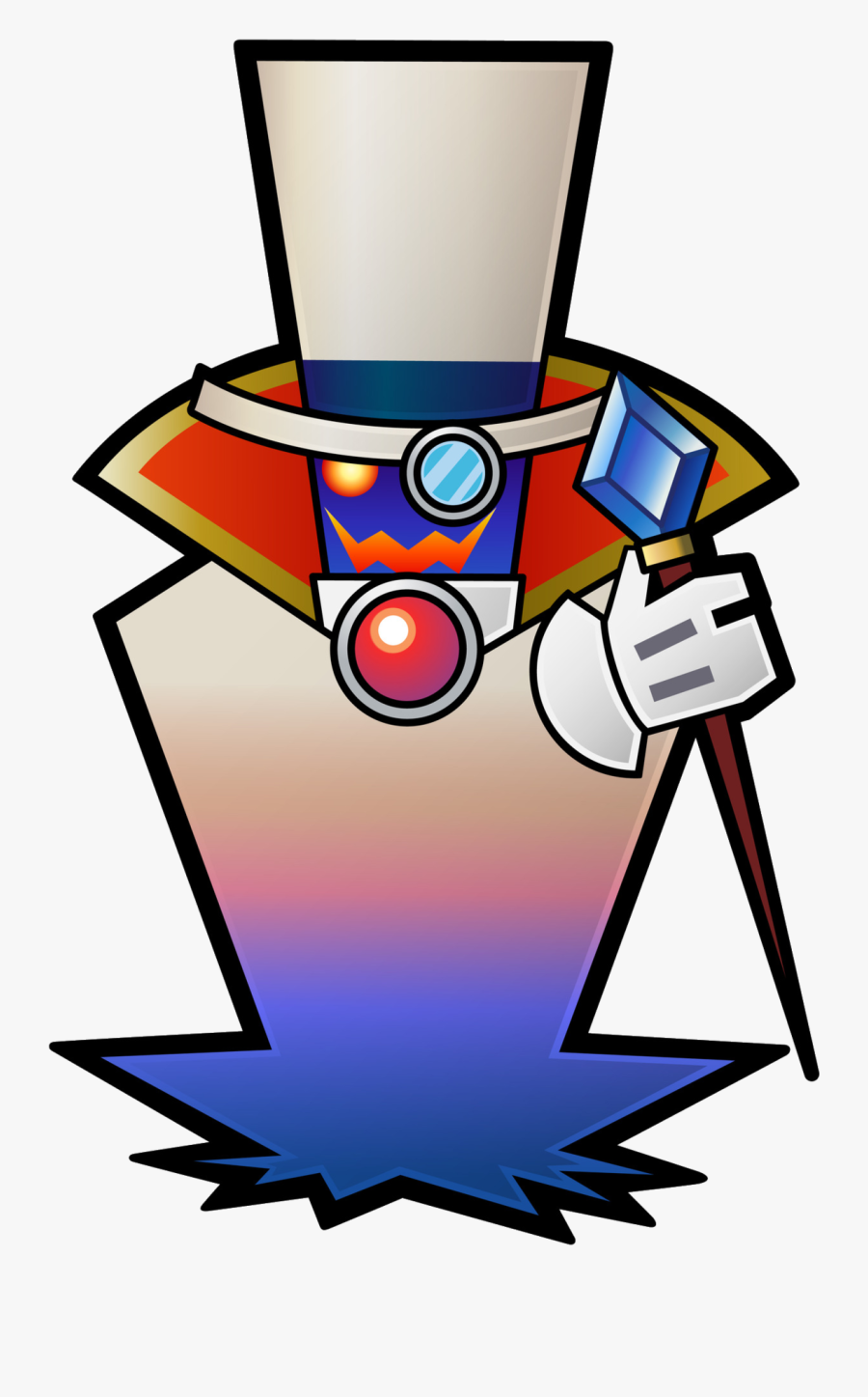 Super Paper Mario Count Bleck , Free Transparent Clipart - ClipartKey
