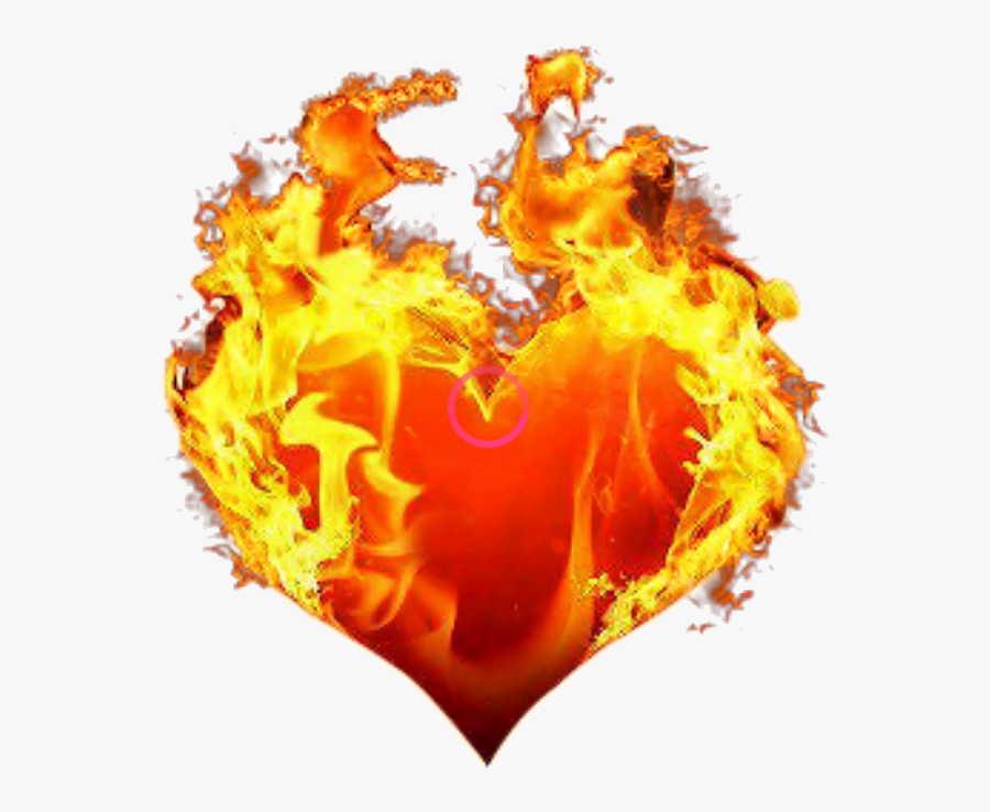 #flaming #heart #fiery - Heart On Fire Png , Free Transparent Clipart ...