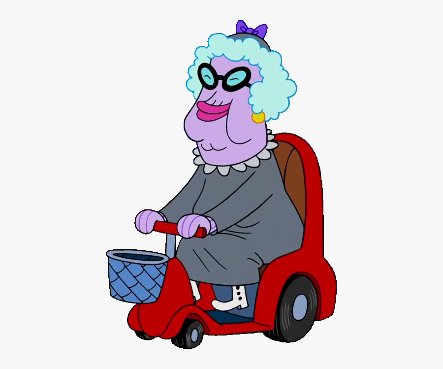 Spongebob Clip Lady - Cartoon Lady With Glasses , Free Transparent ...