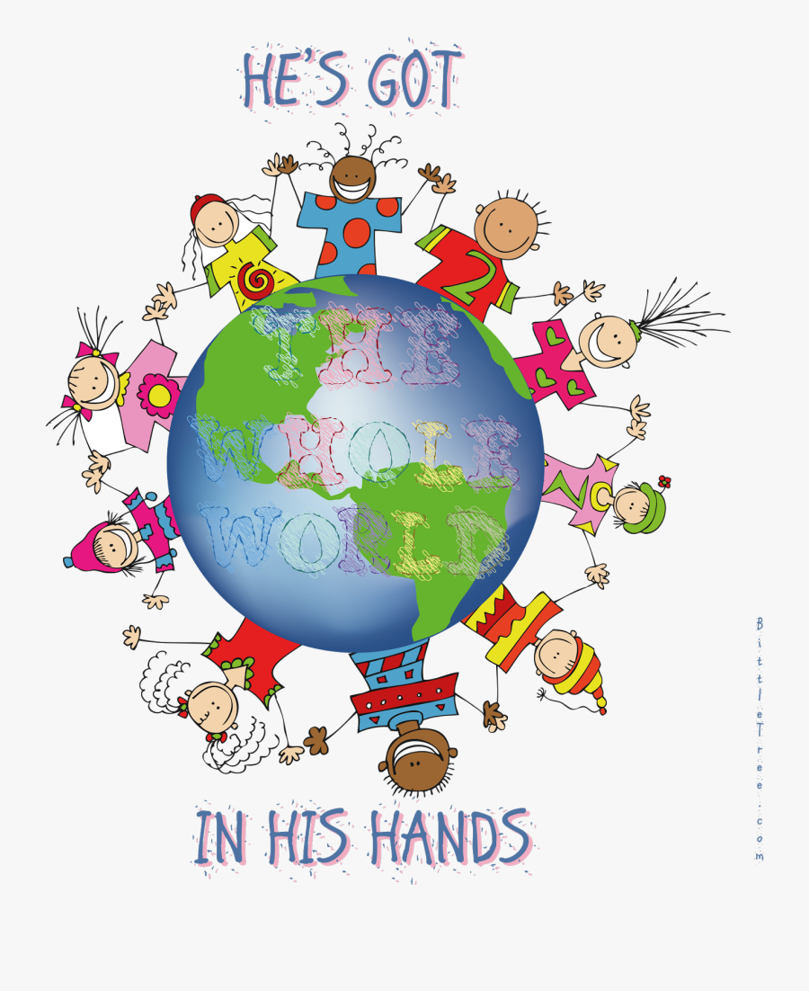 He"s Got The Whole World In His Hands - Clipart He's Got The Whole ...