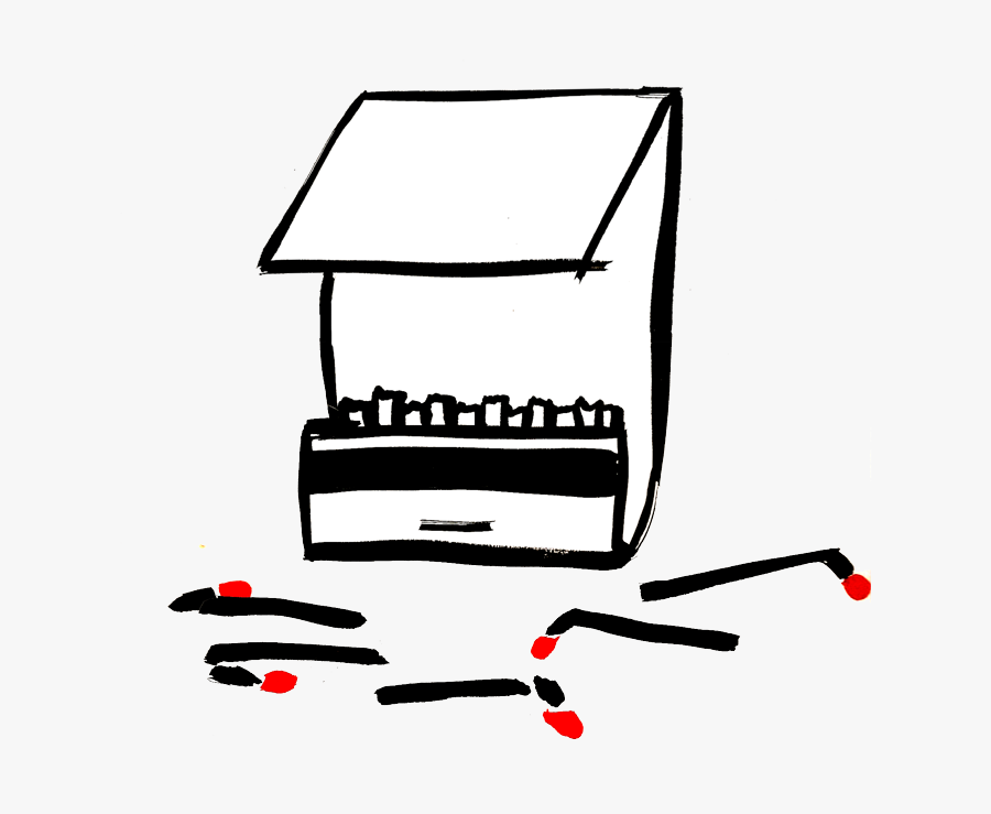 Empty Matchbook - Illustration , Free Transparent Clipart - ClipartKey