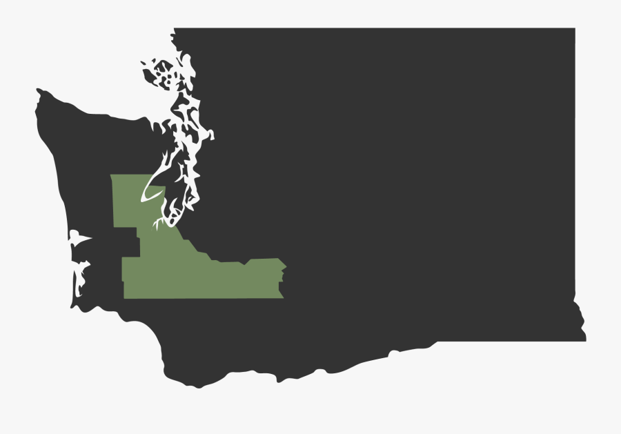 Washington Vector Map - Washington State Flag Map , Free Transparent ...
