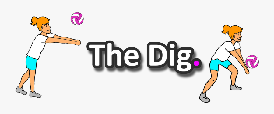 The Dig - Dig Skill Volleyball , Free Transparent Clipart - ClipartKey