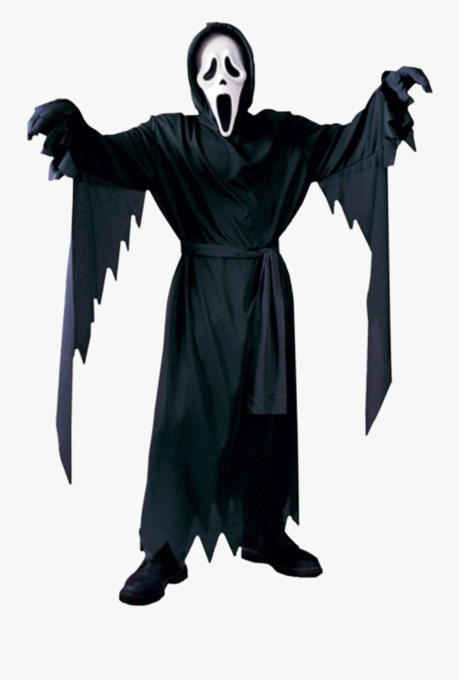 Transparent Scream Mask Png - Scream Costume , Free Transparent Clipart ...