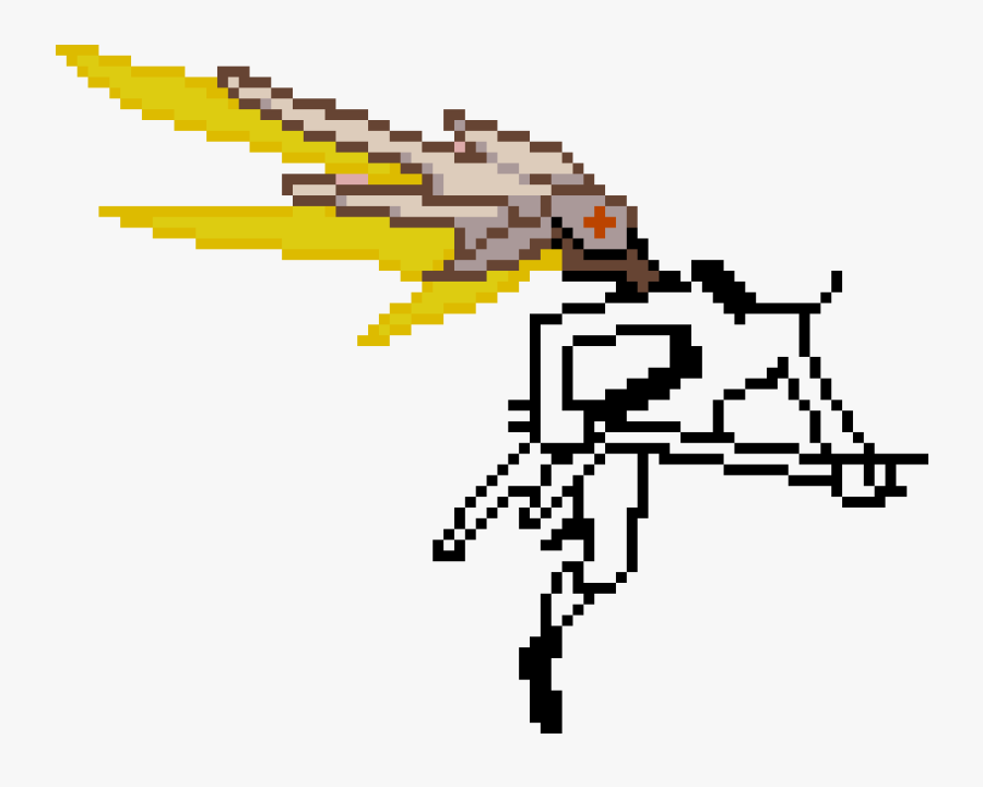Overwatch Mercy Pixel Spray , Free Transparent Clipart - ClipartKey