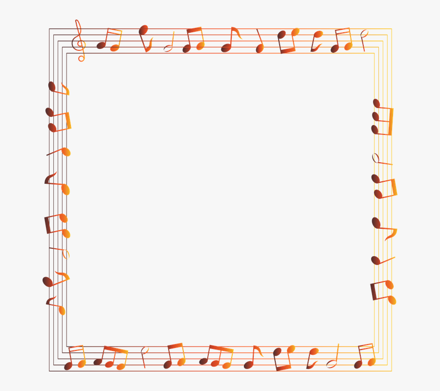 Music Note Frame, Music Border, Musical Notes, Frame , Free Transparent ...