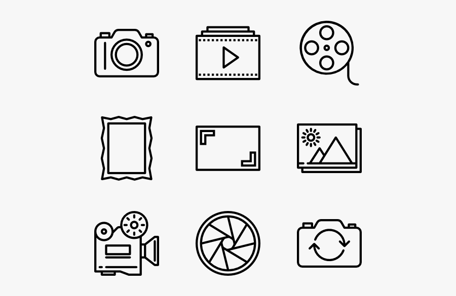 Video Icons Free Vector - Design Icons Vector , Free Transparent ...