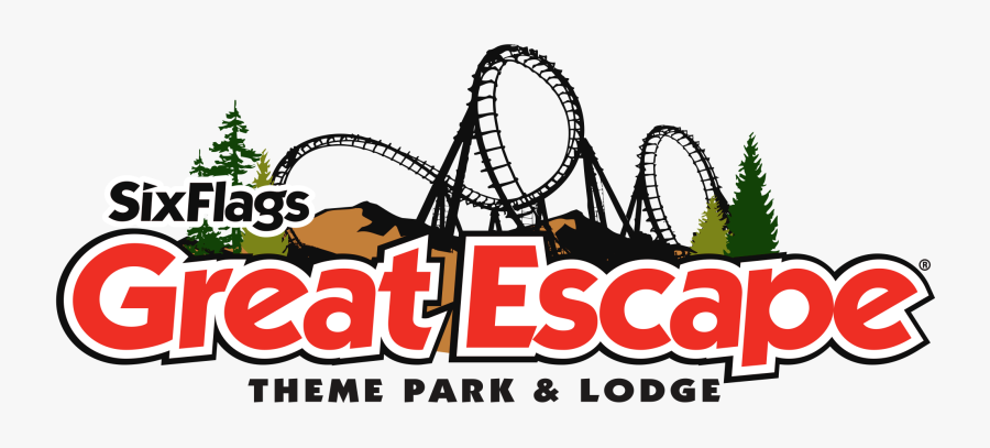 Six Flags Great Escape Theme Park & Lodge Logo - Great Escape , Free ...