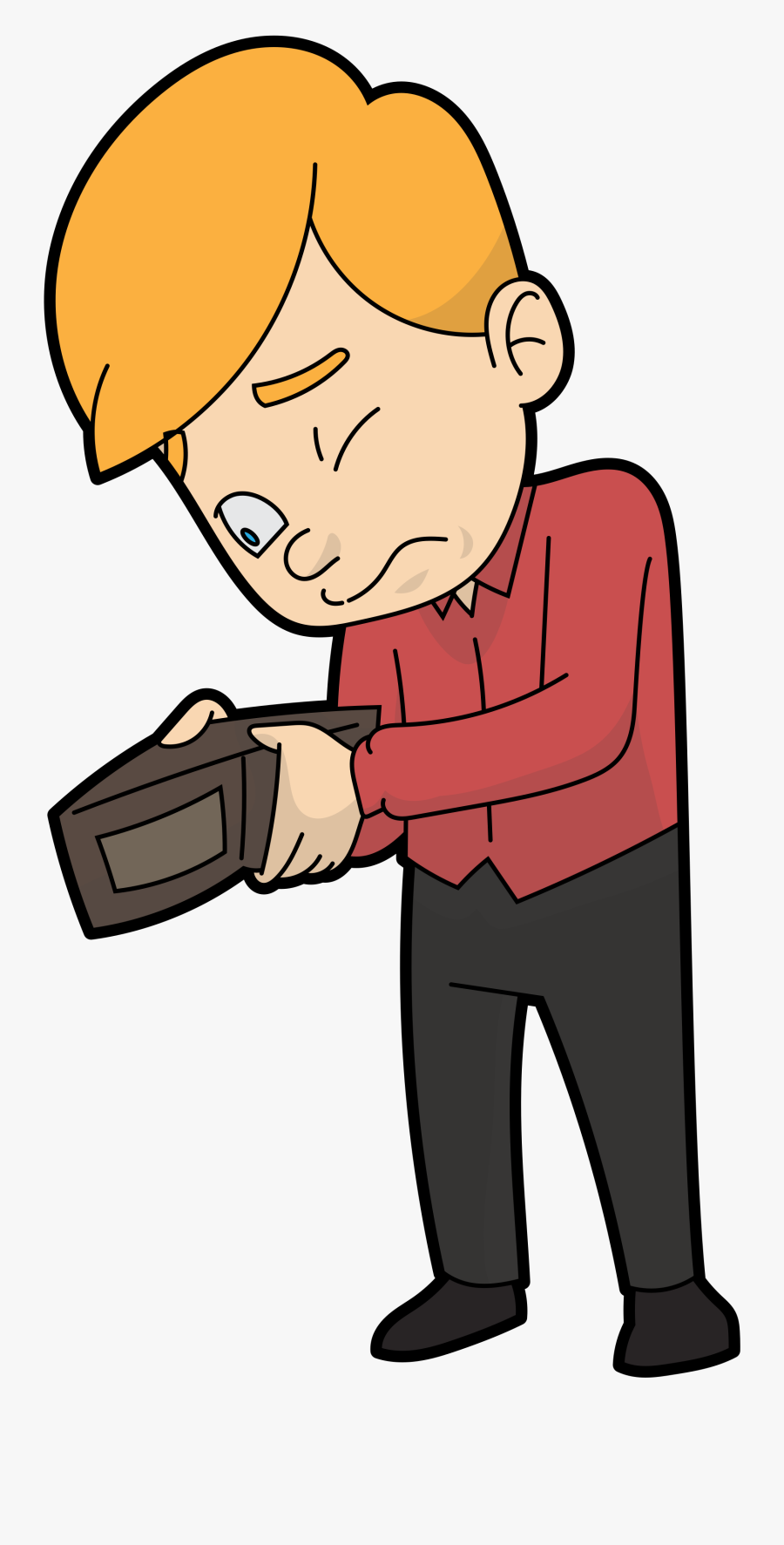 Empty Wallet Cartoon Png - Wallet With No Money Cartoon , Free ...