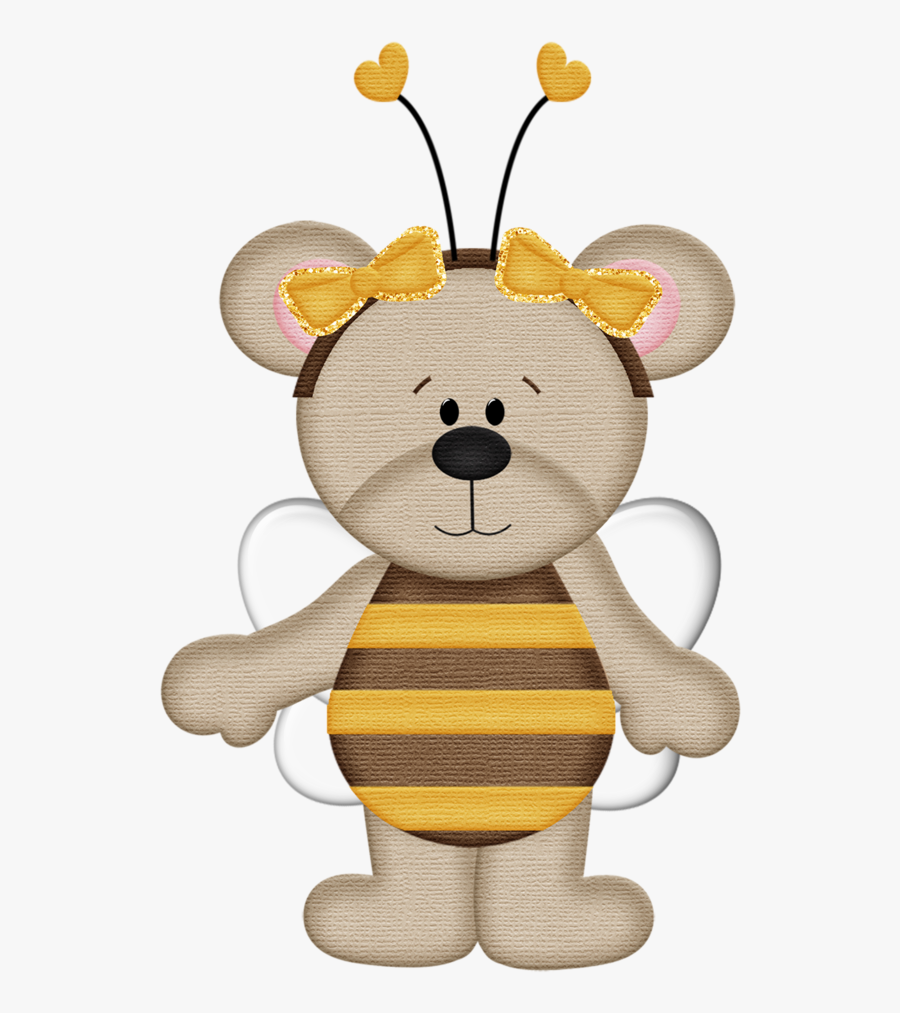 Cute As Can Bee Bears , Free Transparent Clipart - ClipartKey