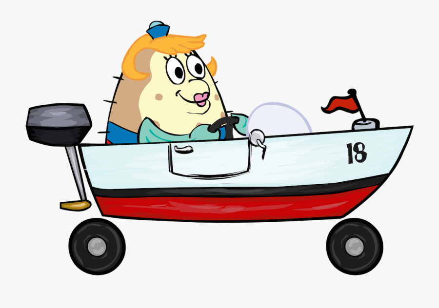 Mad Clipart Spongebob - Mrs Puff On Boat , Free Transparent Clipart ...