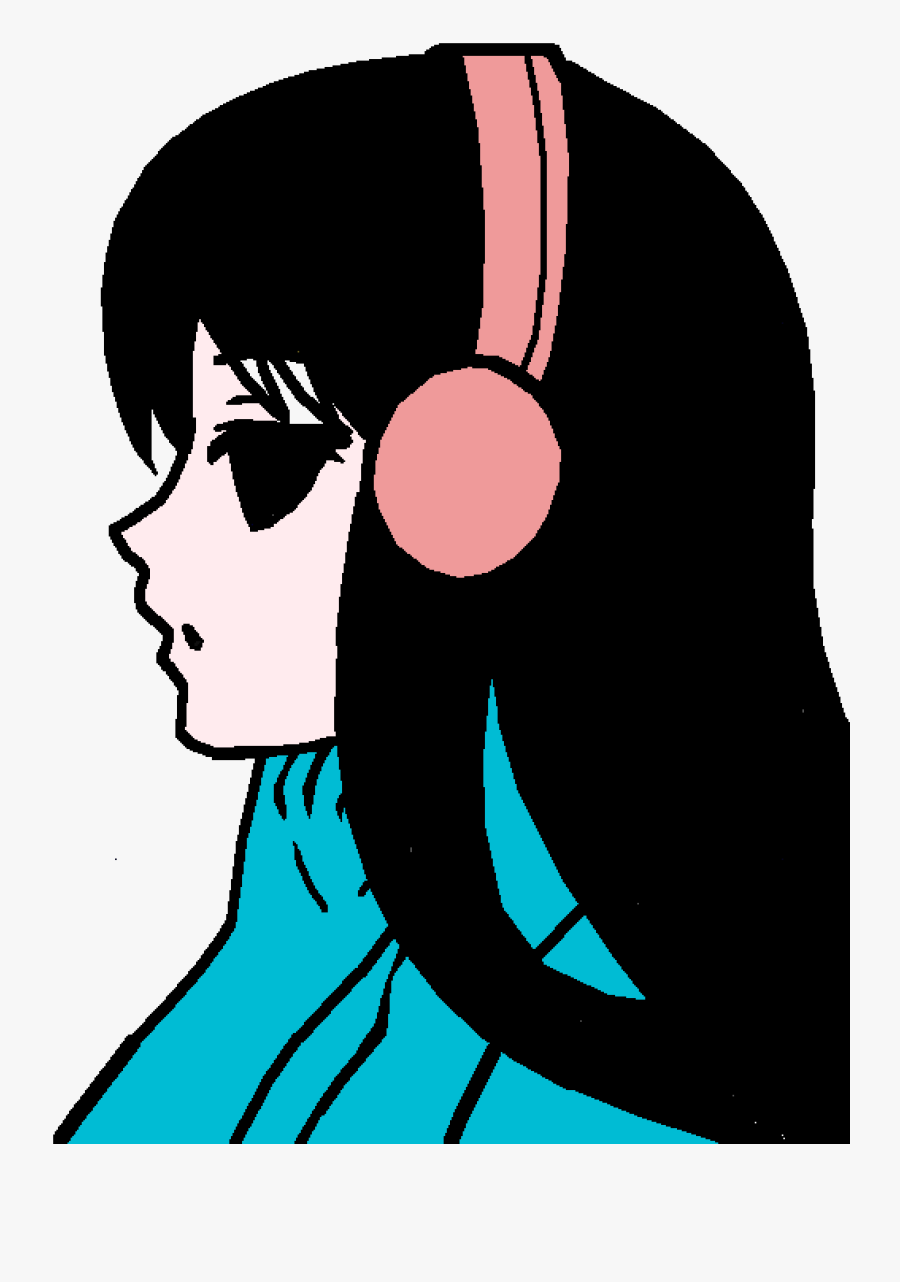 Anime Girl Not Colored , Free Transparent Clipart - ClipartKey