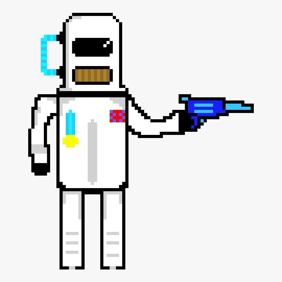 Pixel Art Hero With Gun , Free Transparent Clipart - ClipartKey