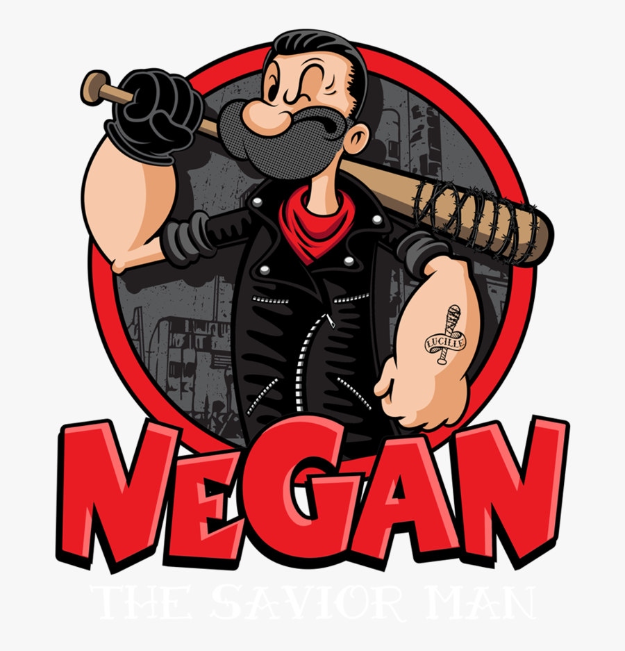 Popeye Negan , Transparent Cartoons - Negan The Savior Man , Free ...
