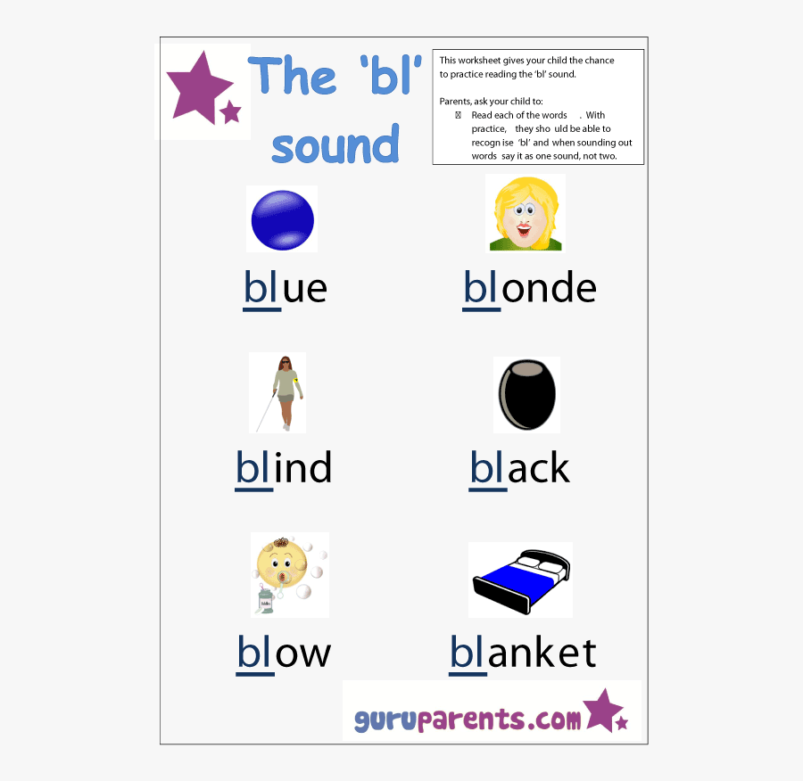 Word Beginning Worksheet Bl - Printable Dr Seuss Bookmarks , Free ...