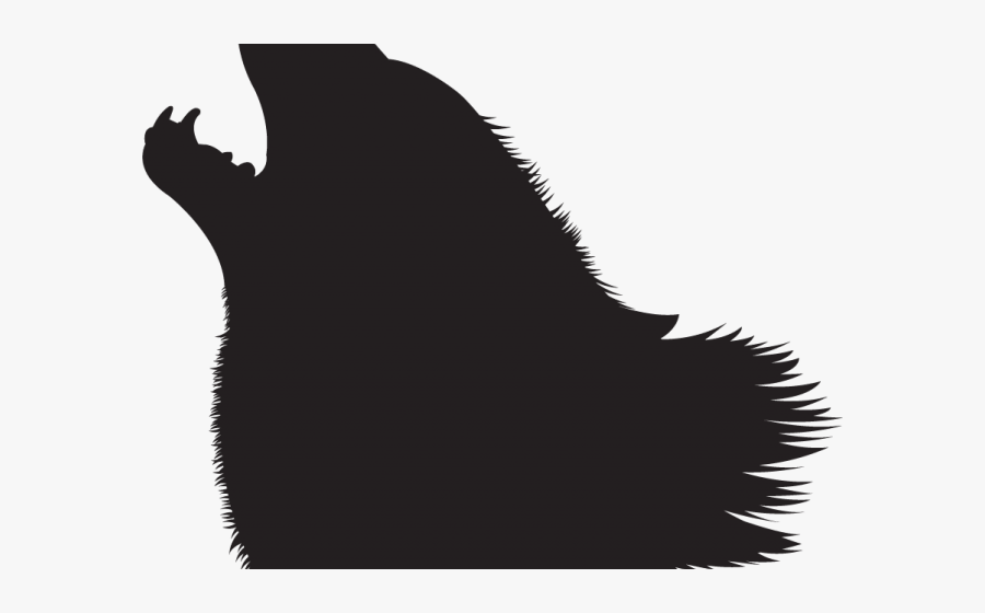 Howling Wolf Clipart Tribal - Howling Wolf Head Silhouette , Free ...