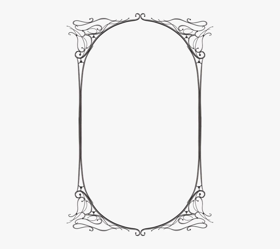 Dark, Gothic, Fantasy, Black, Metal, Frame, Picture - Gothic Swirls ...