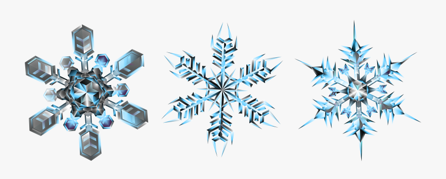 Crystal Snowflakes Transparent Png Clip Art Image - Snowflake , Free ...