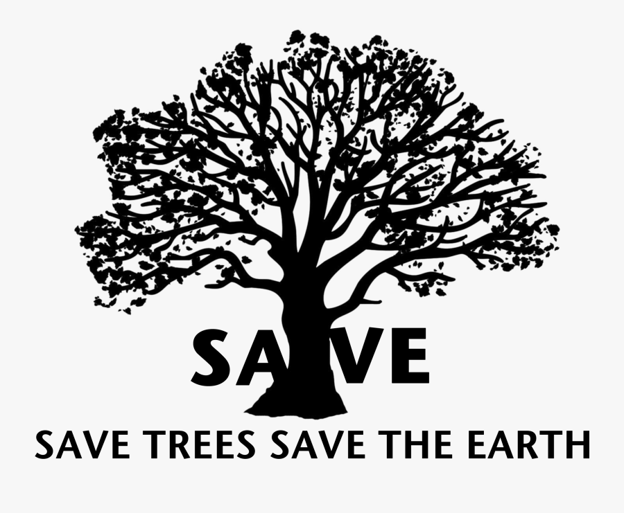Save Tree Png Black , Free Transparent Clipart - ClipartKey