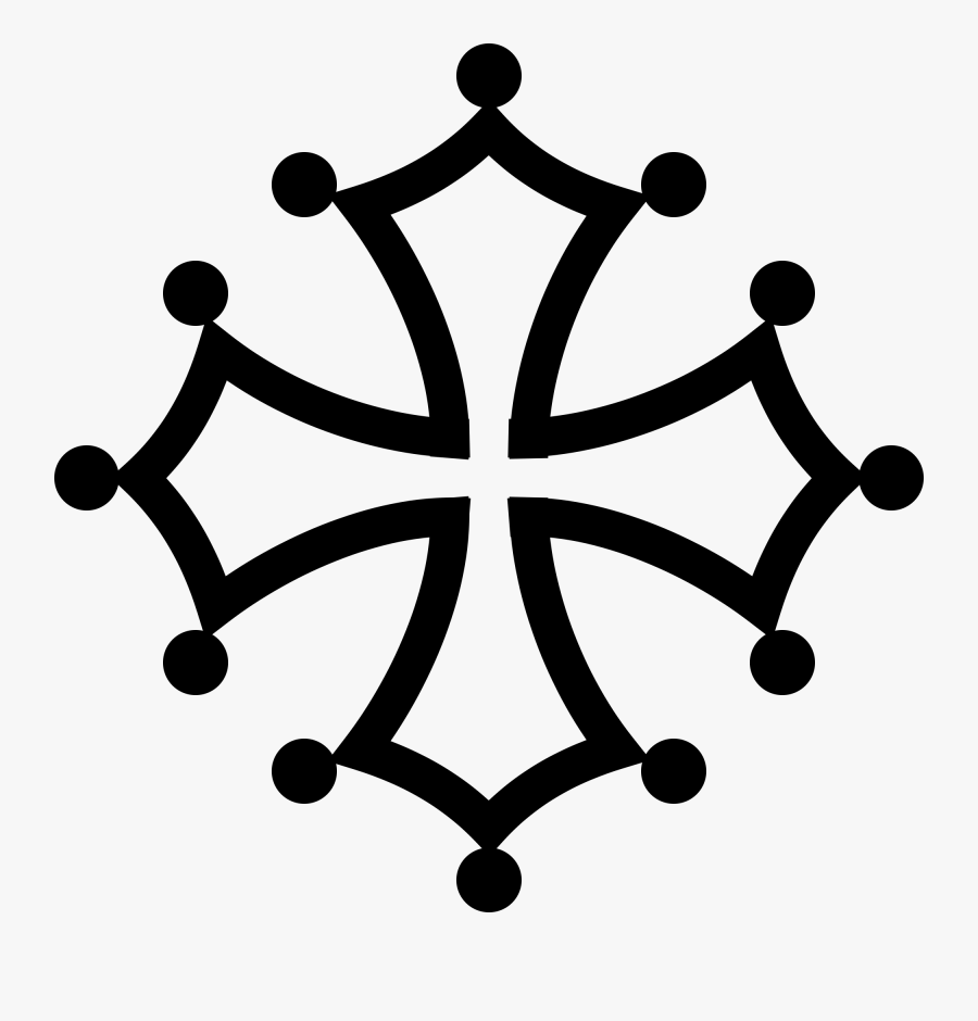 Occitan Cross - Creu Occitana , Free Transparent Clipart - ClipartKey