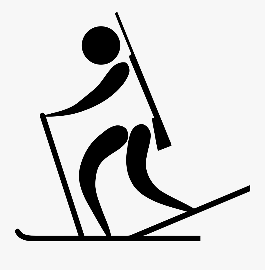 Clip Art Cross Country Ski Clip Art - Biathlon Pictogram , Free ...