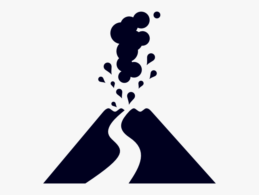Picture - Volcano Icon Black And White , Free Transparent Clipart ...