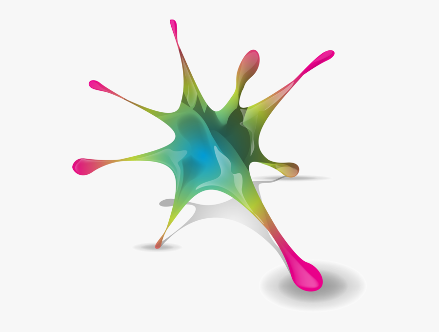 3d Paint Splatter Png Transparency , Free Transparent Clipart - ClipartKey