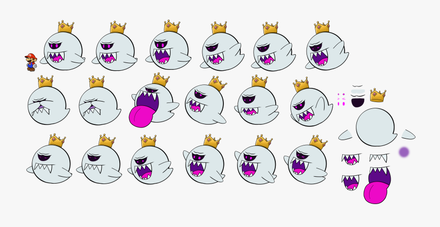 Luigi's Mansion King Boo Mario , Free Transparent Clipart - ClipartKey