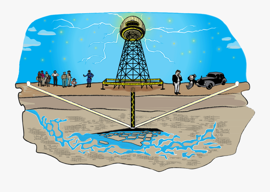 Tesla Tower And Pyramid , Free Transparent Clipart - ClipartKey
