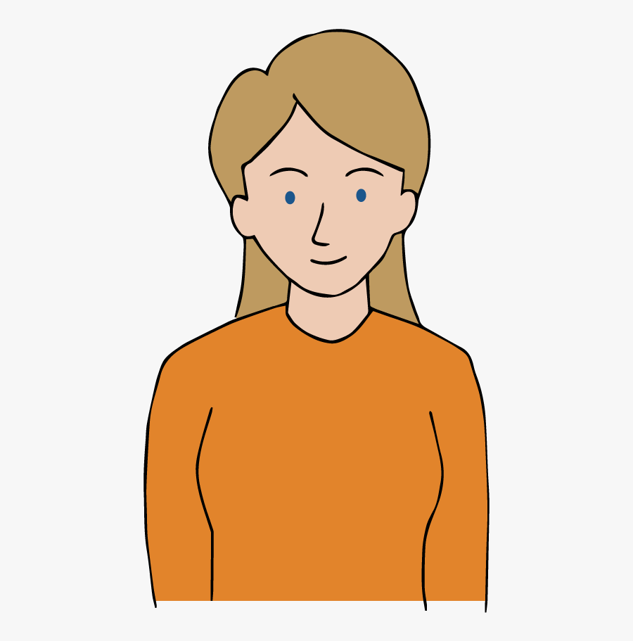 Female Upper Body - Cartoon , Free Transparent Clipart - ClipartKey