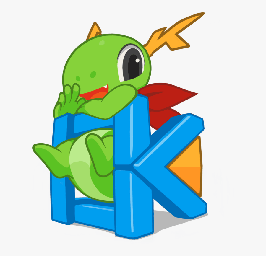 Kde Mascot , Free Transparent Clipart - ClipartKey