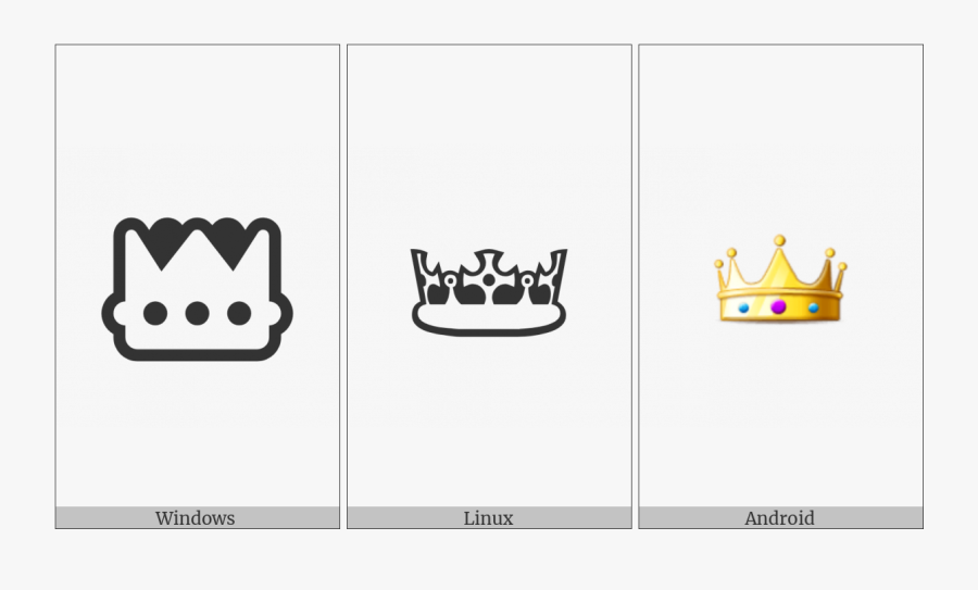 Clip Art Utf Icons On Various - Ascii Crown , Free Transparent Clipart ...