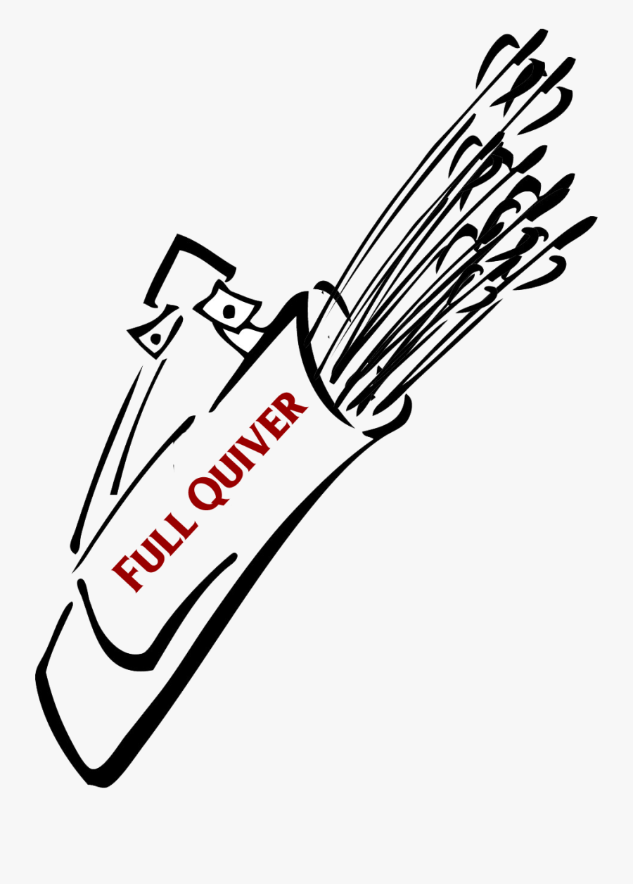 Quiver Of Arrows Drawing , Free Transparent Clipart - ClipartKey