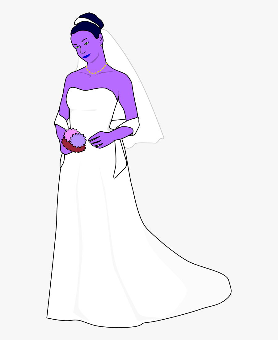 Vector Clip Art - Bride Clip Art , Free Transparent Clipart - ClipartKey