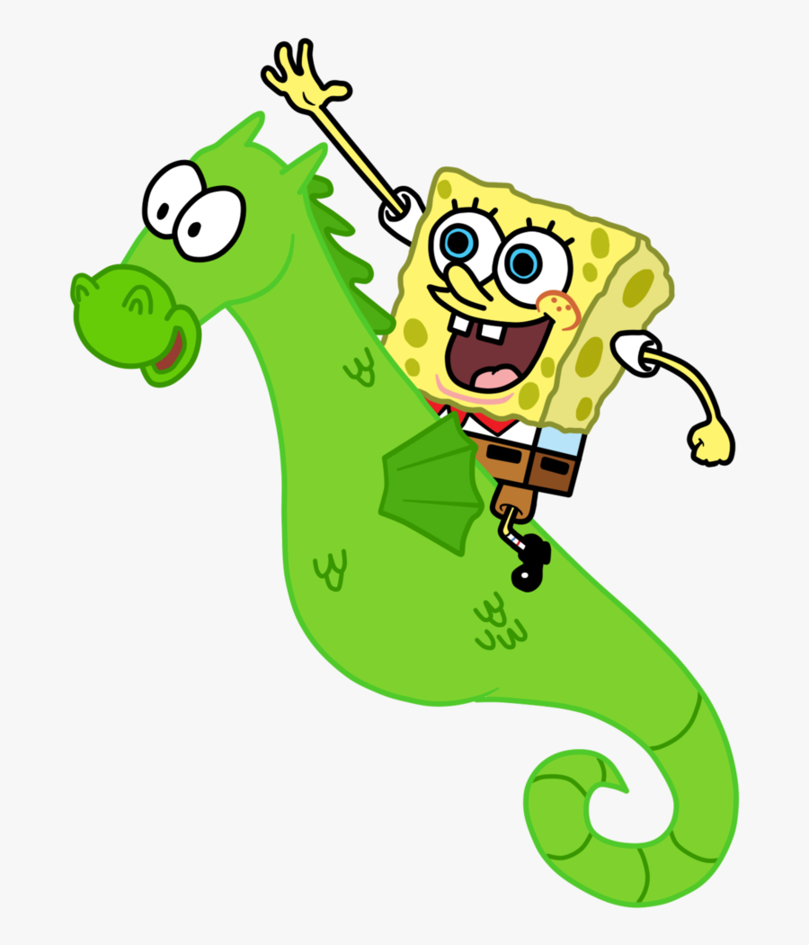 Handshake Clipart Clasp - Spongebob Seahorse Transparent , Free ...