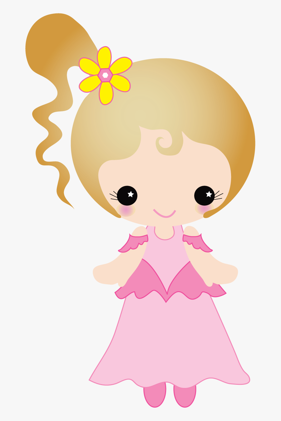 Png Simple Girl - Cartoon , Free Transparent Clipart - ClipartKey