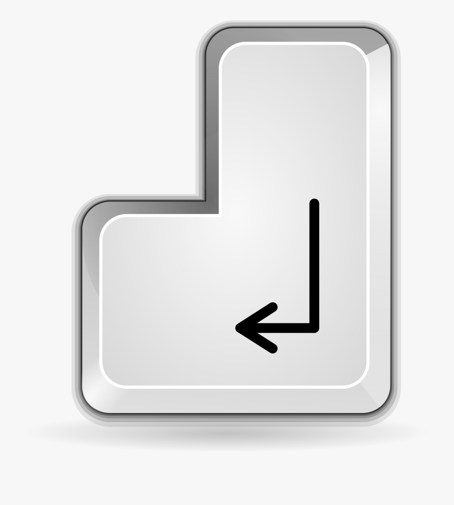 Arrow,line,font,material Art - Enter Key Png , Free Transparent Clipart ...