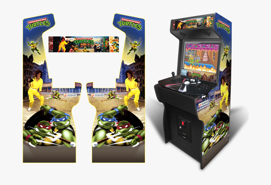 Tmnt Layout Full - Teenage Mutant Hero Turtles Arcade Machine , Free ...