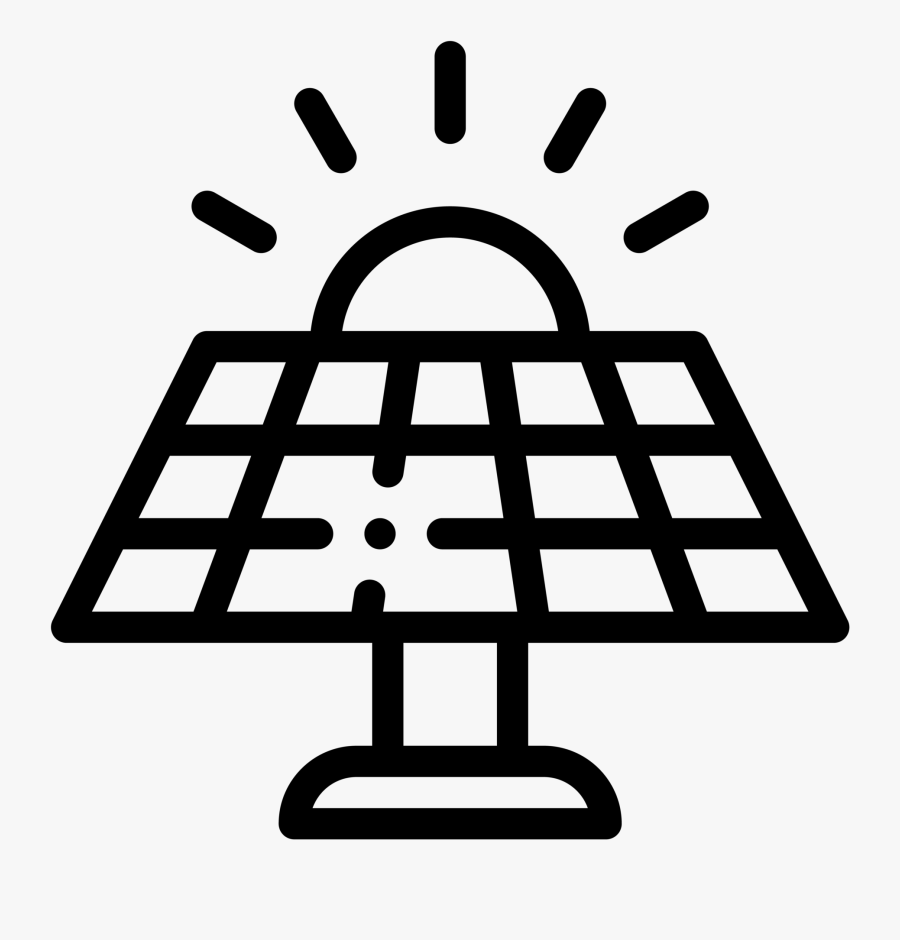 Solar Panel Icon - Solar Power Icon Red , Free Transparent Clipart ...