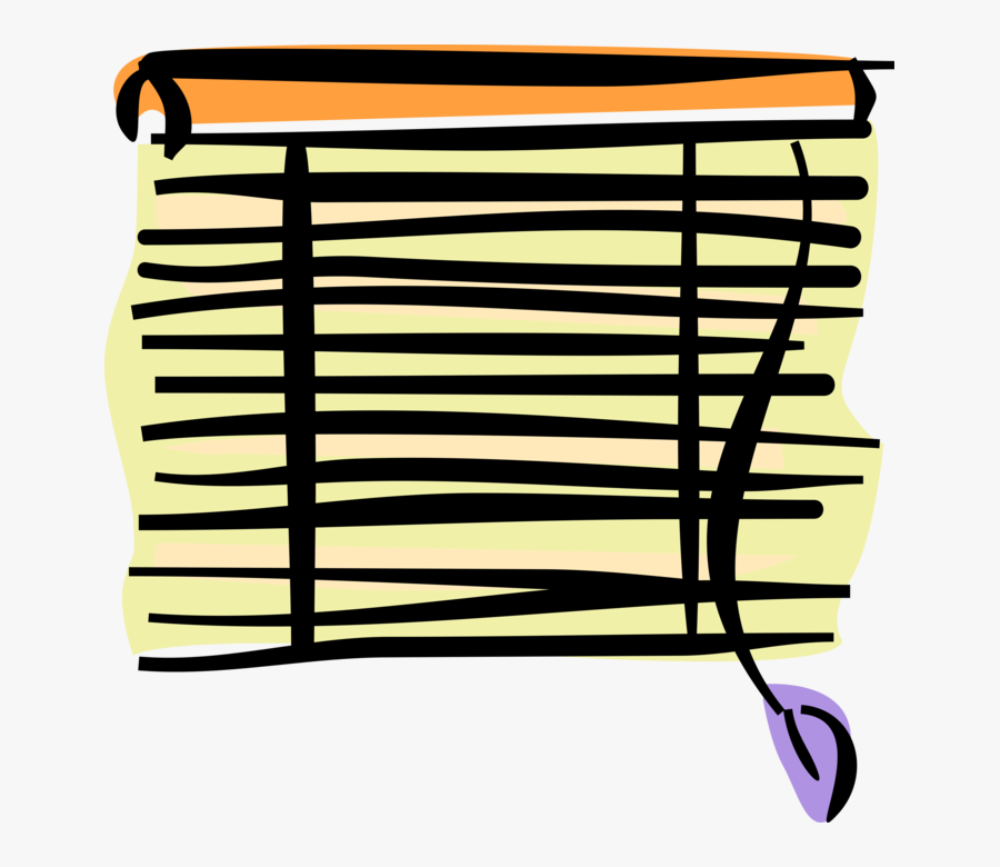 Vector Illustration Of Window Blinds Provide Privacy - Blinds Clipart ...