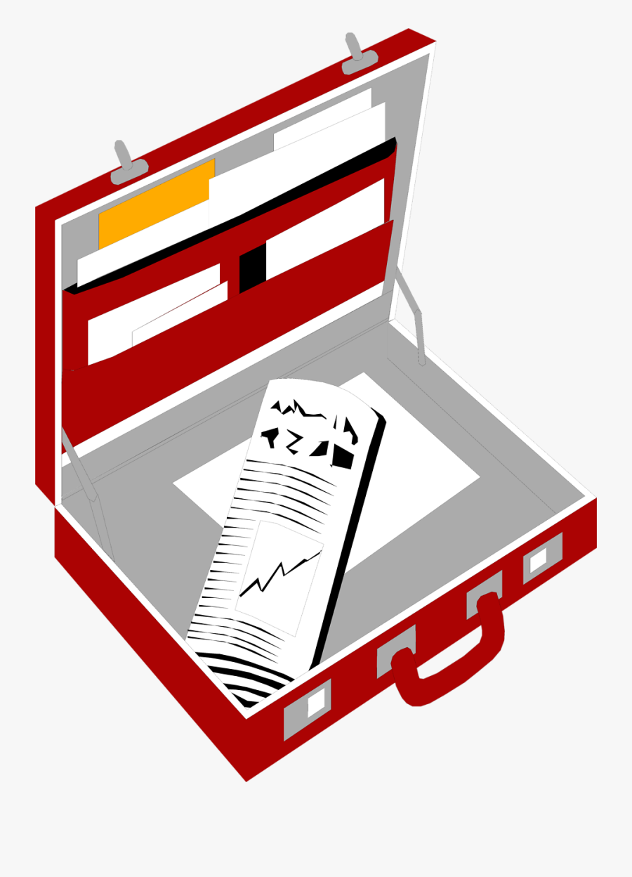 Briefcase Open Red Png , Free Transparent Clipart - ClipartKey