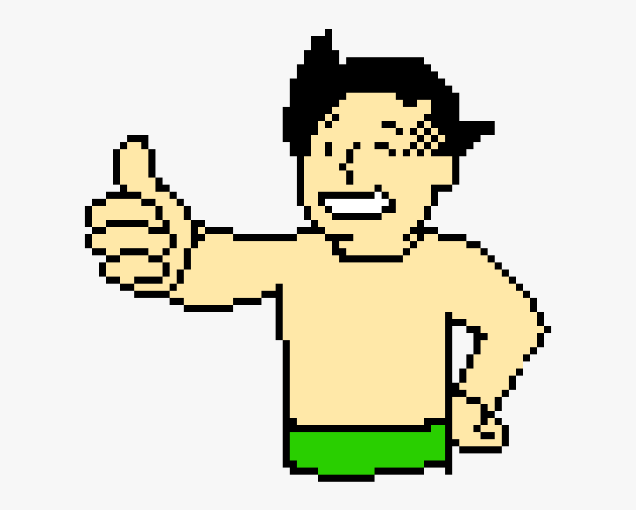 Astro Vault Boy - Fallout Vault Boy Pixel Art , Free Transparent ...