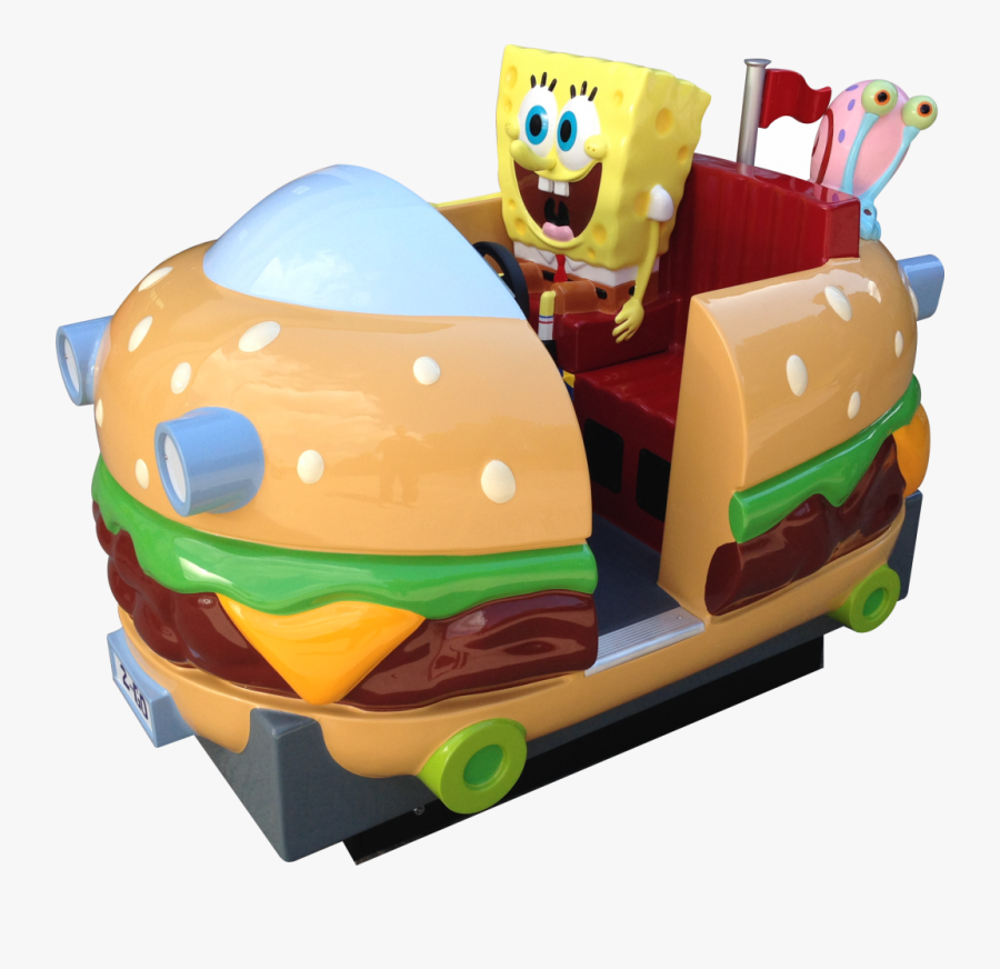Transparent Krabby Patty Png - Spongebob Kiddie Ride , Free Transparent ...