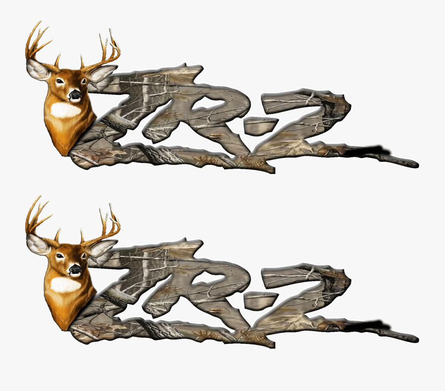 Zr2 Camo Deer - Cartoon , Free Transparent Clipart - ClipartKey