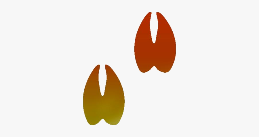 Reindeer Hooves - Deer Tracks Silhouette , Free Transparent Clipart ...