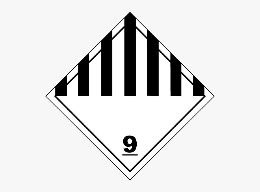 Usdot Symbol For Miscellaneous Substances - Class 9 Label , Free ...