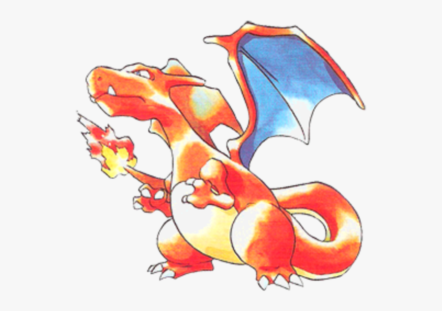 Pokémon Red And Blue - Pokemon Charizard Original Art , Free ...