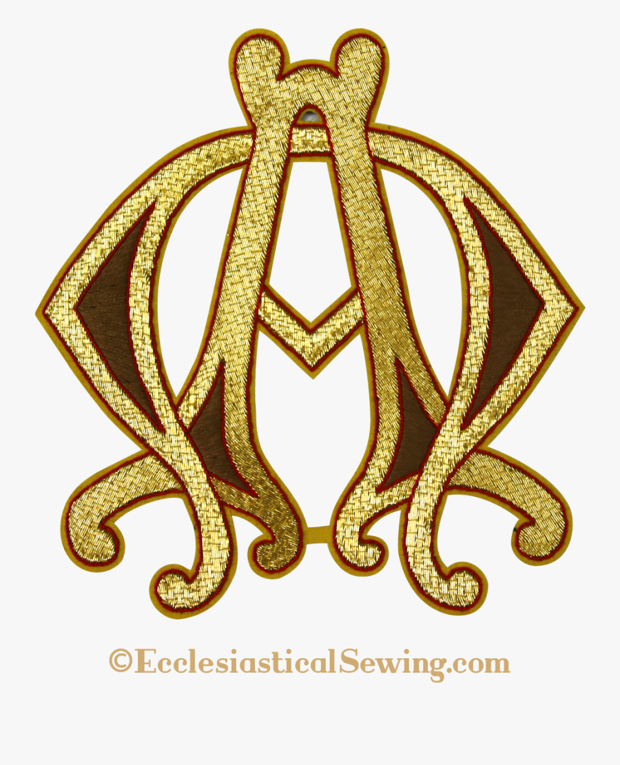 Alpha Omega Goldwork Embroidered Emblem - Illustration , Free ...