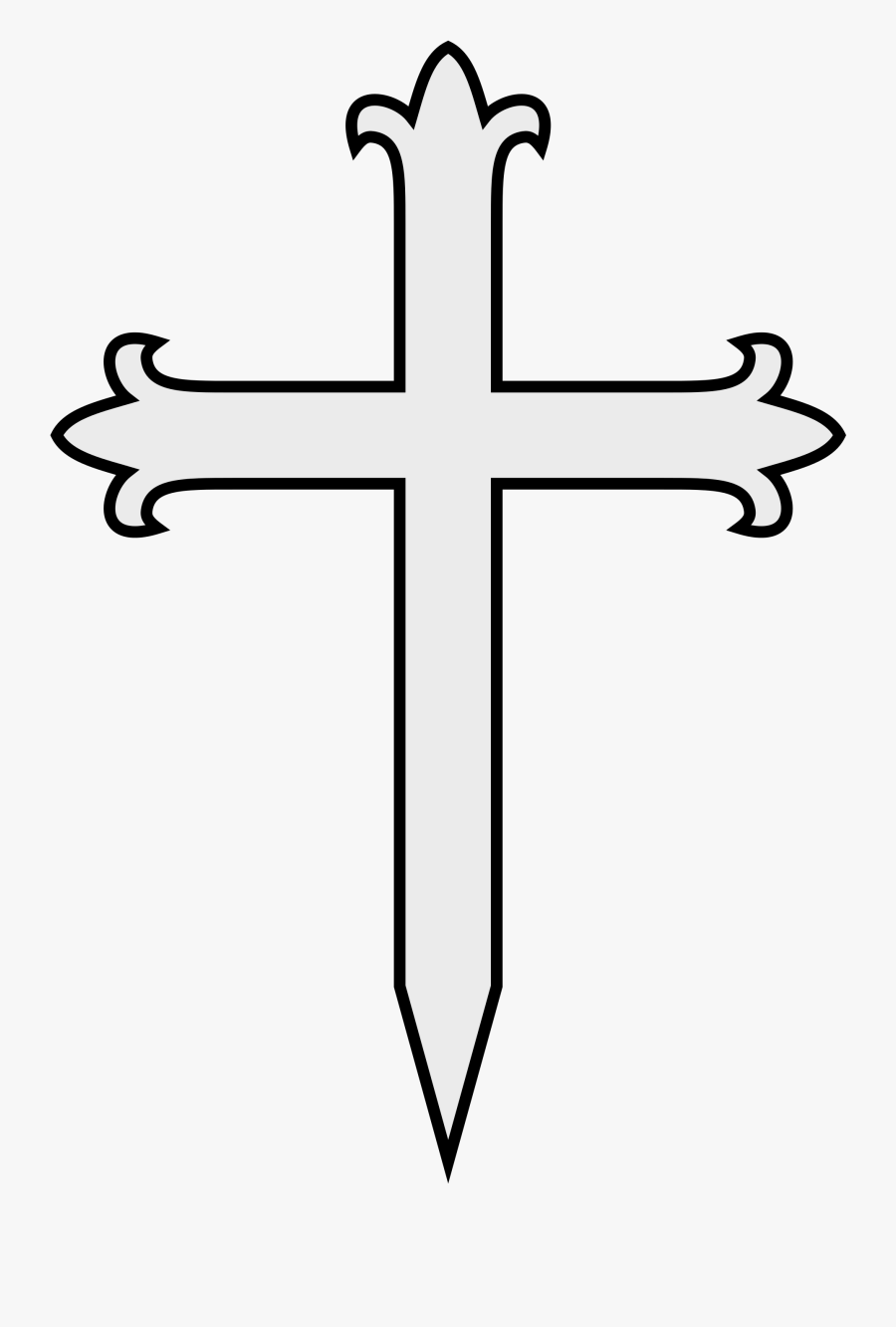 Cross Illustration Clipart , Png Download - Cross Flory , Free ...